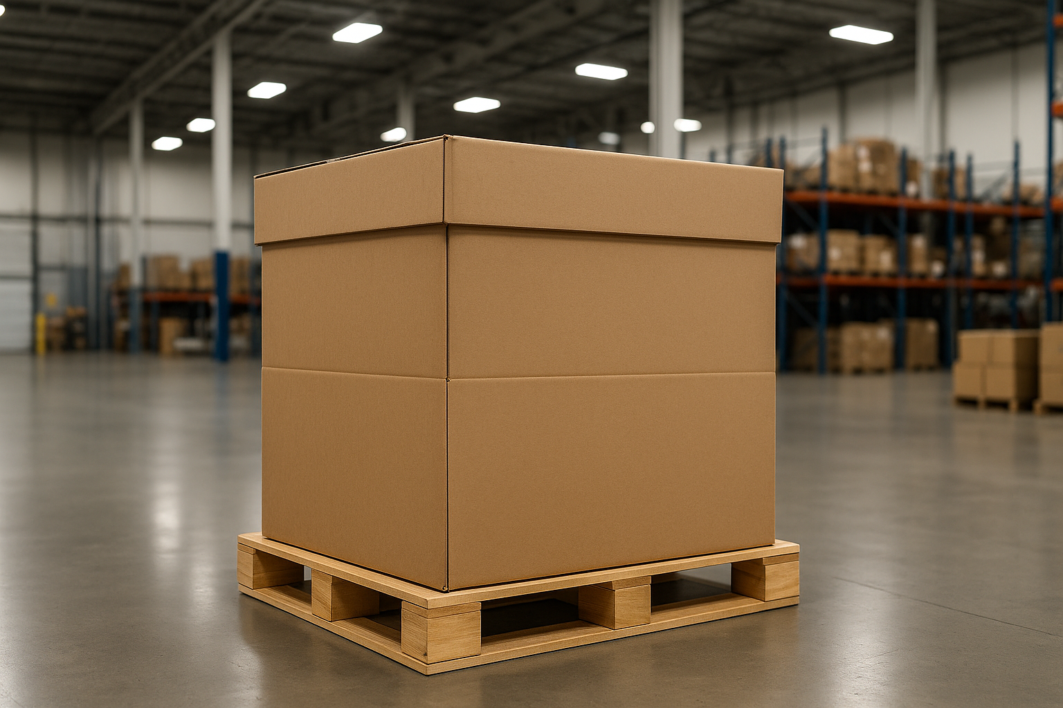 Corrugated Box 48 x 40 x 5 Gaylord Lid 32ECT SW – Professional ...